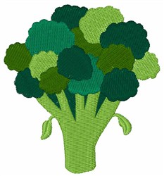 Broccoli Embroidery Design | EmbroideryDesigns.com