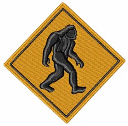 Sasquatch Sign Embroidery Design | EmbroideryDesigns.com