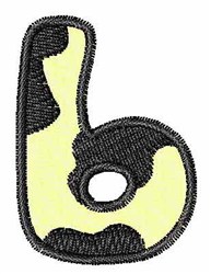 Cow Print b Embroidery Design | EmbroideryDesigns.com