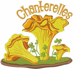Chanterelles Embroidery Design | EmbroideryDesigns.com