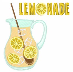 Lemonade Embroidery Design | EmbroideryDesigns.com