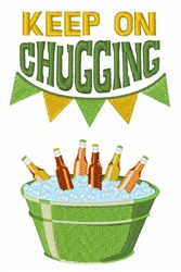 Keep On Chugging Embroidery Design | EmbroideryDesigns.com