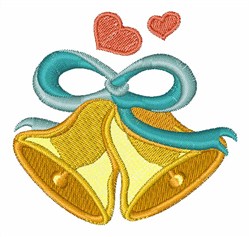 Wedding Bells Embroidery Design | EmbroideryDesigns.com