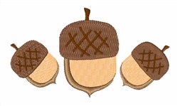 Oak Acorns Embroidery Design | EmbroideryDesigns.com