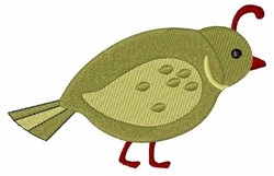 Quail Embroidery Design | EmbroideryDesigns.com
