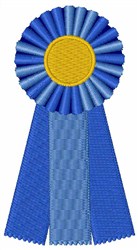 Blue Ribbon Embroidery Design | EmbroideryDesigns.com