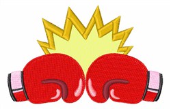 Boxing Gloves Embroidery Design | EmbroideryDesigns.com
