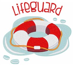 Lifeguard Embroidery Design | EmbroideryDesigns.com