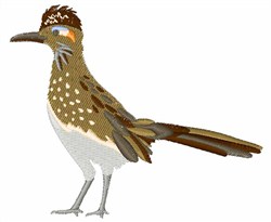 Greater Roadrunner Embroidery Design | EmbroideryDesigns.com