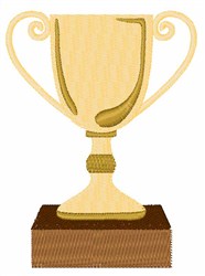Trophy Embroidery Design | EmbroideryDesigns.com
