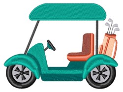 Golf Cart Embroidery Design | EmbroideryDesigns.com