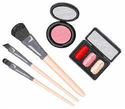 Makeup Embroidery Design | EmbroideryDesigns.com