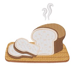 Loaf Bread Embroidery Design | EmbroideryDesigns.com