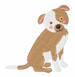 Pit Bull Embroidery Design | EmbroideryDesigns.com