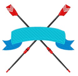 Rowing Banner Embroidery Design | EmbroideryDesigns.com