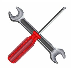 Mechanic Tools Embroidery Design | EmbroideryDesigns.com