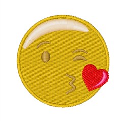Wink & Love Embroidery Design | EmbroideryDesigns.com