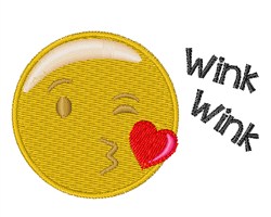 Wink Wink Embroidery Design | EmbroideryDesigns.com
