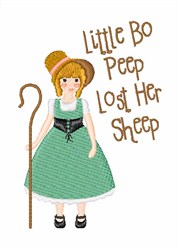 Lost Her Sheep Embroidery Design | EmbroideryDesigns.com