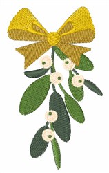 Mistletoe Embroidery Design | EmbroideryDesigns.com