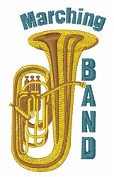 Marching Band Embroidery Design | EmbroideryDesigns.com