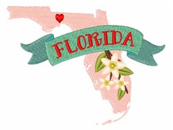 Florida Embroidery Design | EmbroideryDesigns.com