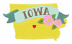 Iowa Embroidery Design | EmbroideryDesigns.com