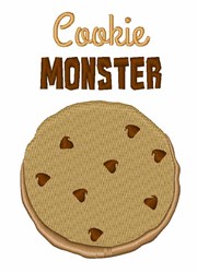 Cookie Monster Embroidery Design | EmbroideryDesigns.com