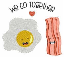 We Go Together Embroidery Design | EmbroideryDesigns.com