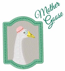 Mother Goose Embroidery Design | EmbroideryDesigns.com