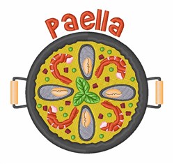 Paella Embroidery Design | EmbroideryDesigns.com