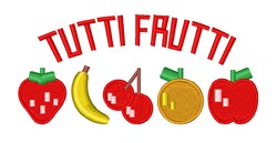 Tutti Frutti Embroidery Design | EmbroideryDesigns.com