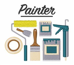 Painter Embroidery Design | EmbroideryDesigns.com