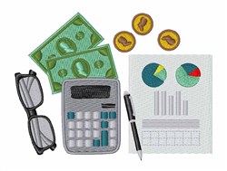 Accountant Embroidery Design | EmbroideryDesigns.com