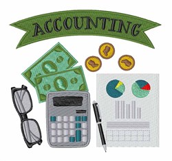 Accounting Embroidery Design | EmbroideryDesigns.com