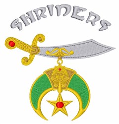 Shriners Embroidery Design | EmbroideryDesigns.com