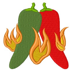 Hot Chili Peppers Embroidery Design | EmbroideryDesigns.com