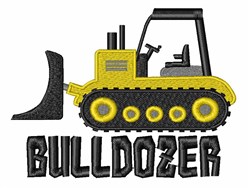 Bulldozer Embroidery Design | EmbroideryDesigns.com