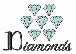 Diamonds Embroidery Design | EmbroideryDesigns.com