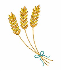 Wheat Stalks Embroidery Design | EmbroideryDesigns.com