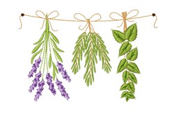 Herbs Embroidery Design | EmbroideryDesigns.com
