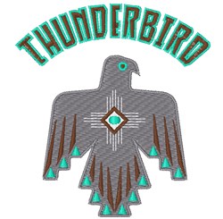 Thunderbird Embroidery Design | EmbroideryDesigns.com