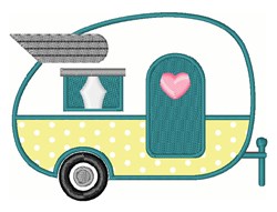 Camper Embroidery Design | EmbroideryDesigns.com