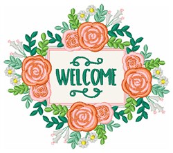 Welcome Embroidery Design | EmbroideryDesigns.com