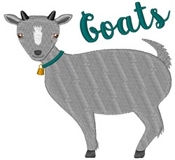 Goats Embroidery Design | EmbroideryDesigns.com