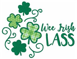 Wee Irish Lass Embroidery Design | EmbroideryDesigns.com