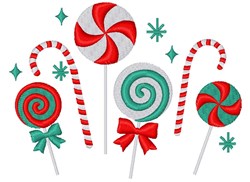 Christmas Candy Embroidery Design | EmbroideryDesigns.com