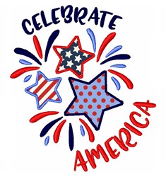 Celebrate America Embroidery Design | EmbroideryDesigns.com