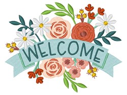 Welcome Embroidery Design | EmbroideryDesigns.com