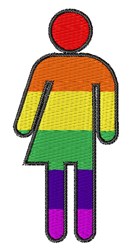 Transgender Bathroom Sign Embroidery Design | EmbroideryDesigns.com